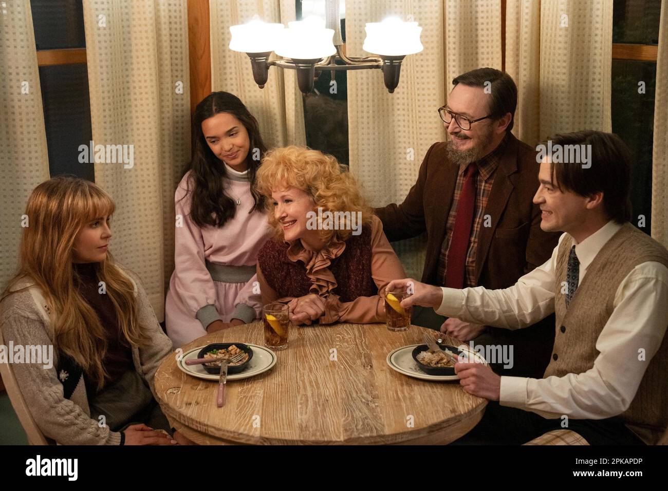 UP HERE, from left: Mae Whitman, Sophia Hammons, Katie Finneran, John ...