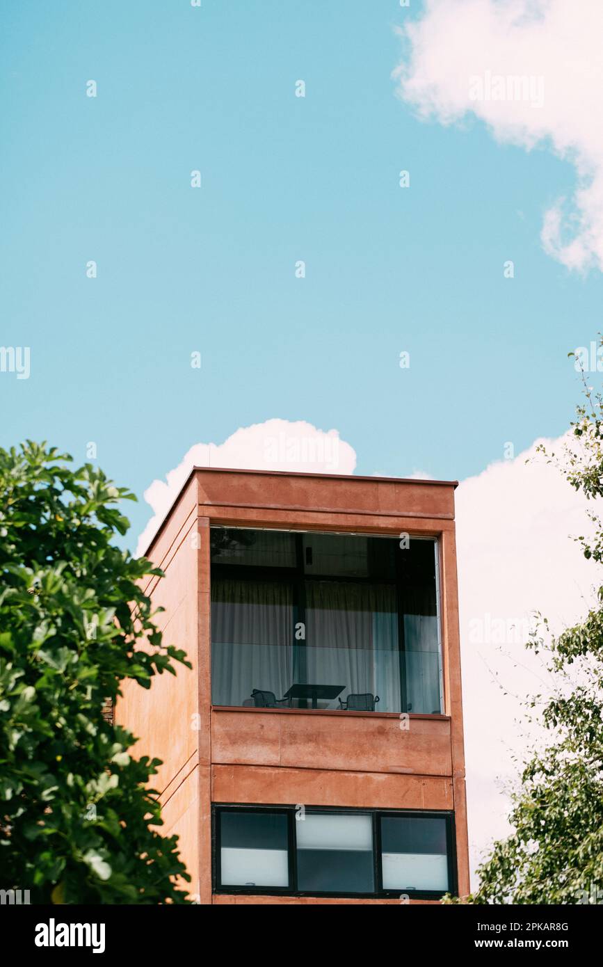 Small house in modern architecture in Croatia Stock Photo - Alamy