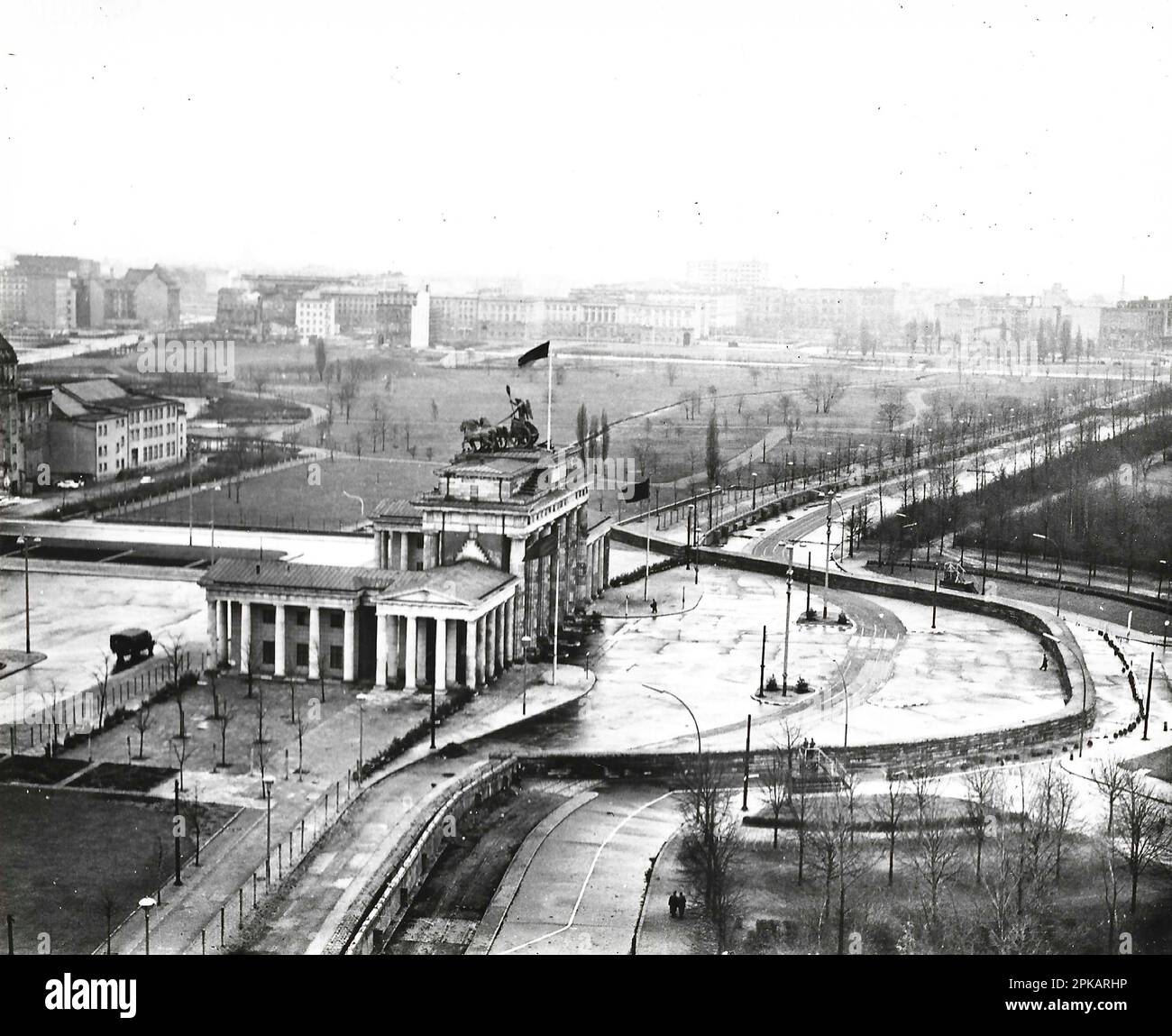 Contemporary history Germany, Berlin around 1962 after the wall was ...