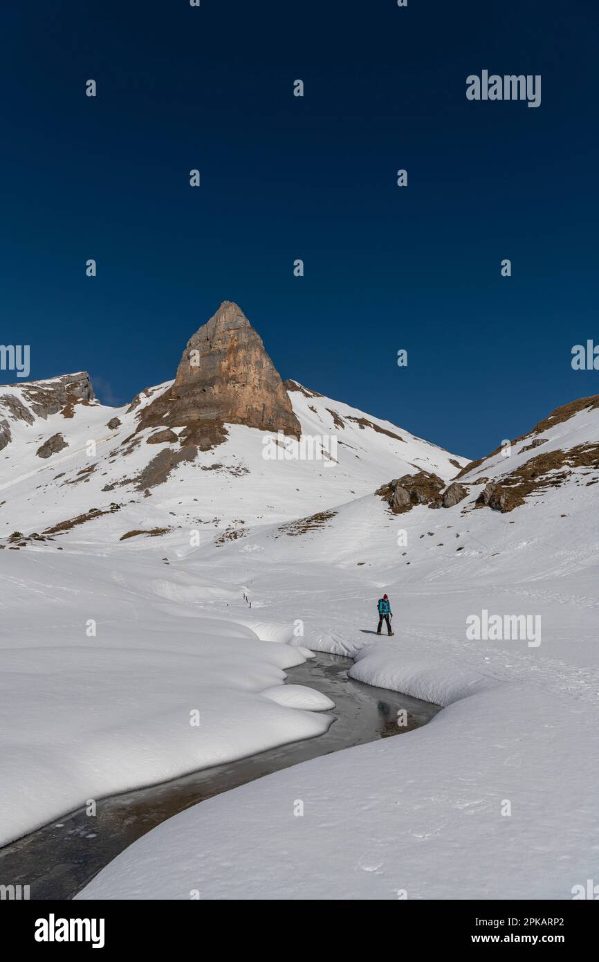 Hike at the rofan mountains hi-res stock photography and images - Alamy