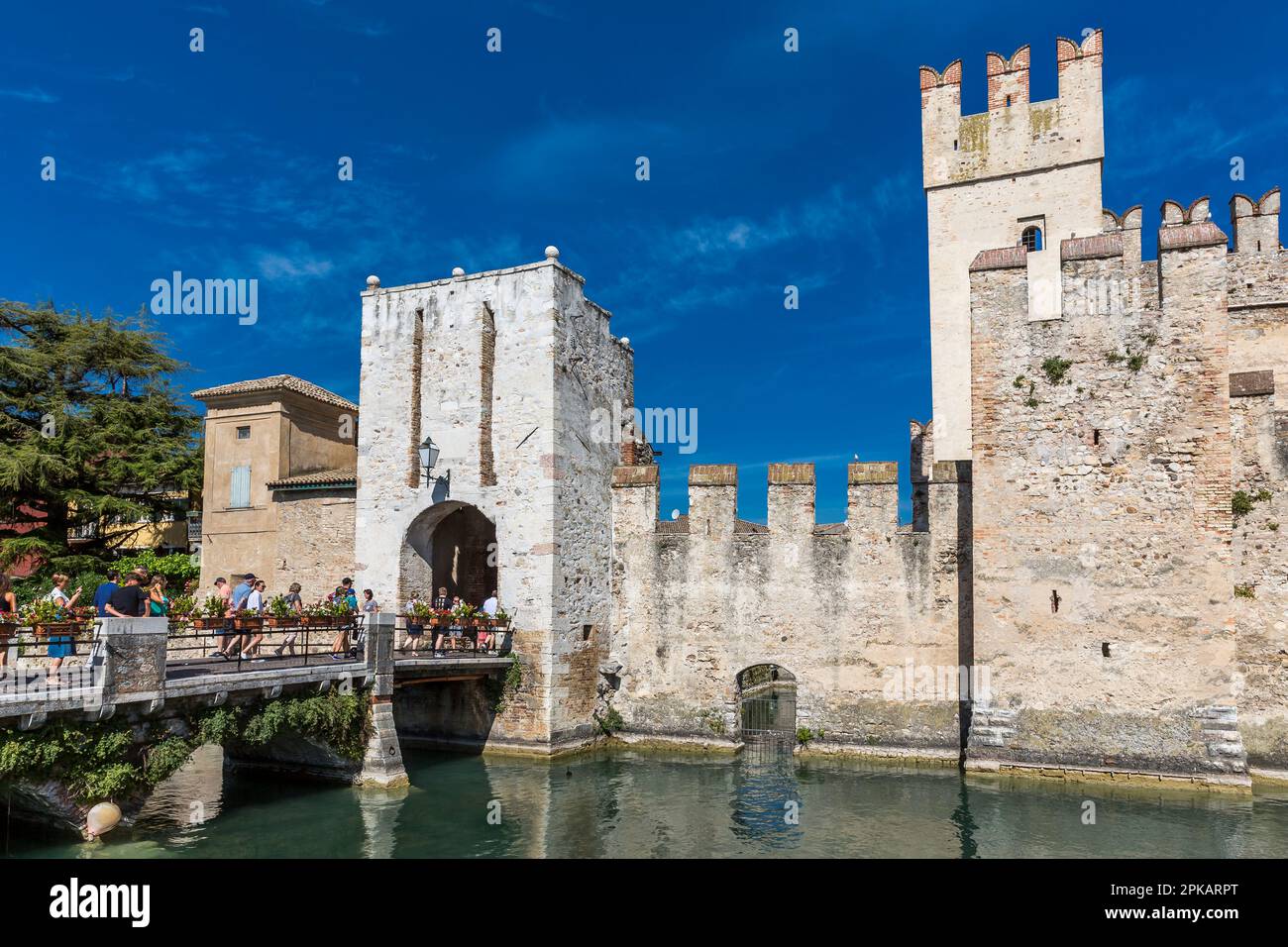 Scaliger Castle, Castello Scaligero, Sirmione, Lake Garda, Brescia ...