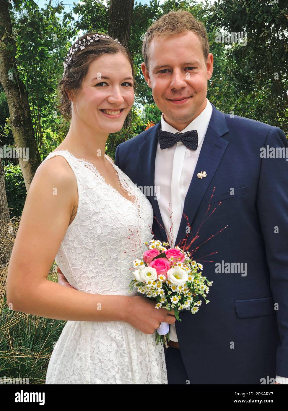 wedding, bride and groom, Hamburg, Germany Stock Photo - Alamy