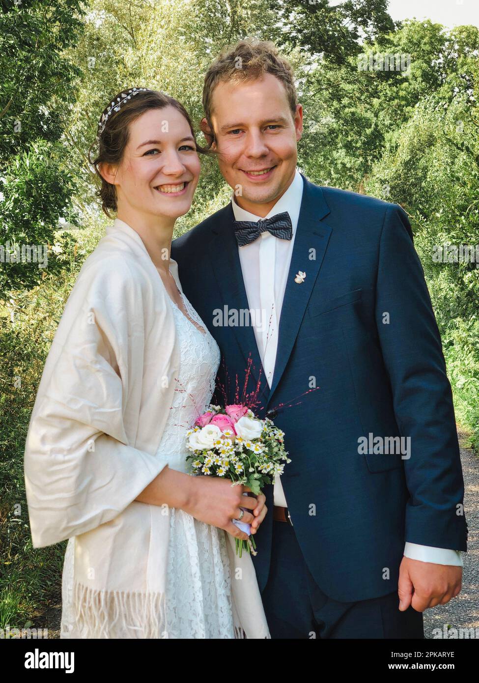 wedding, bride and groom, Hamburg, Germany Stock Photo - Alamy