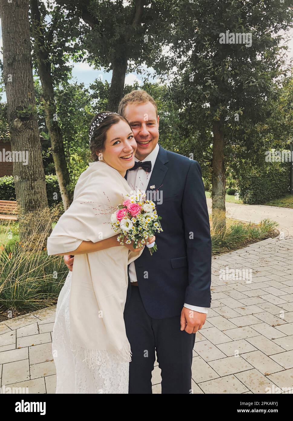 wedding, bride and groom, Hamburg, Germany Stock Photo - Alamy