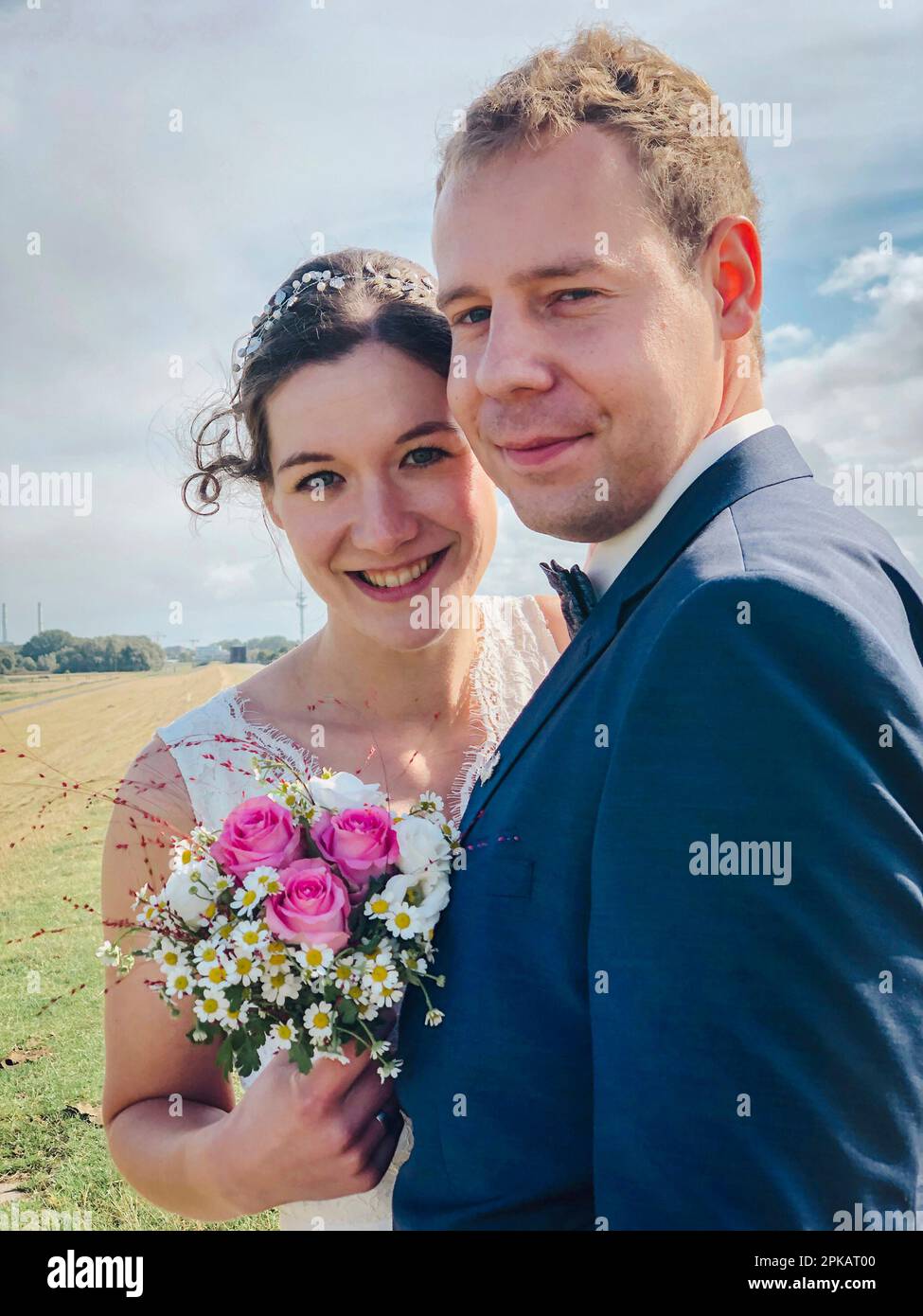 wedding, bride and groom, Hamburg, Germany Stock Photo - Alamy