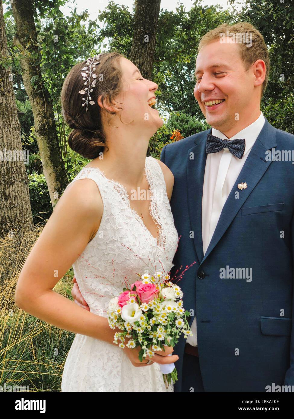 wedding, bride and groom, Hamburg, Germany Stock Photo - Alamy