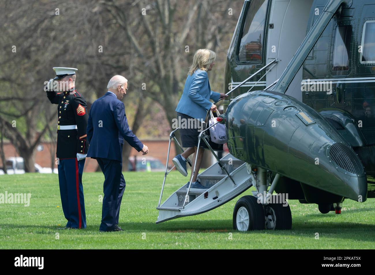 United States President Joe Biden departs Washington, DC, via Fort ...