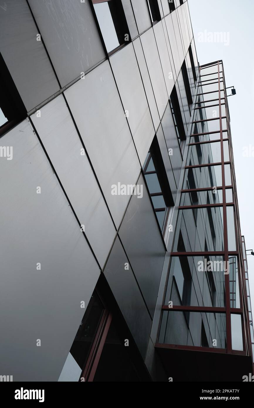 Close up building architecture in Bucharest, Romania Stock Photo - Alamy