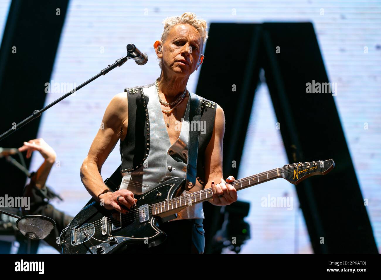Martin Gore of Depeche Mode performs on Wednesday, April 5, 2023, at ...