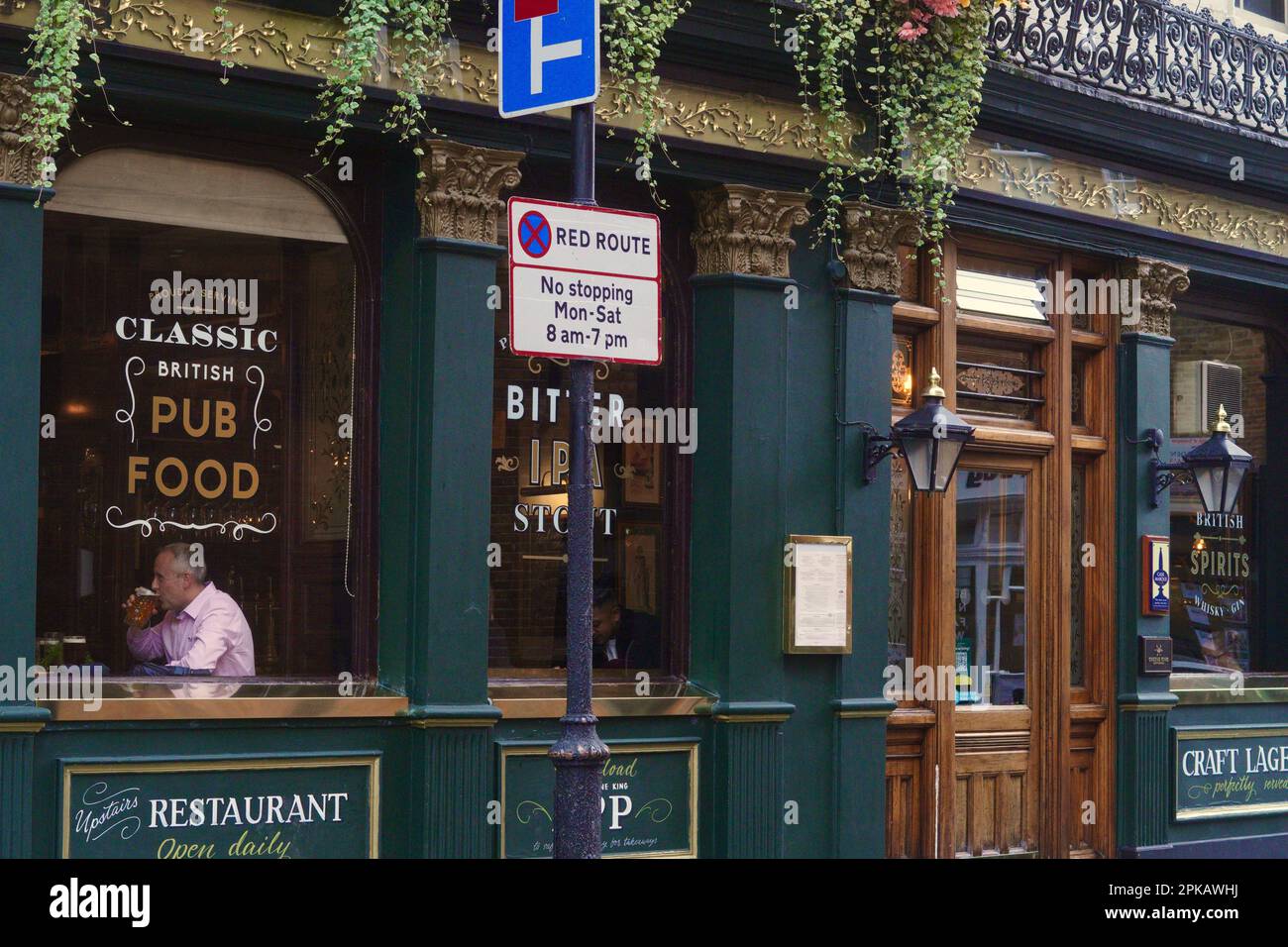 Bars and pubs of London. Part of the British culture for providing ...