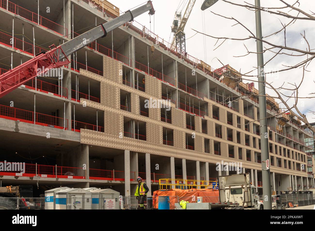 Highrise construction transforms the city skyline amid an ongoing ...