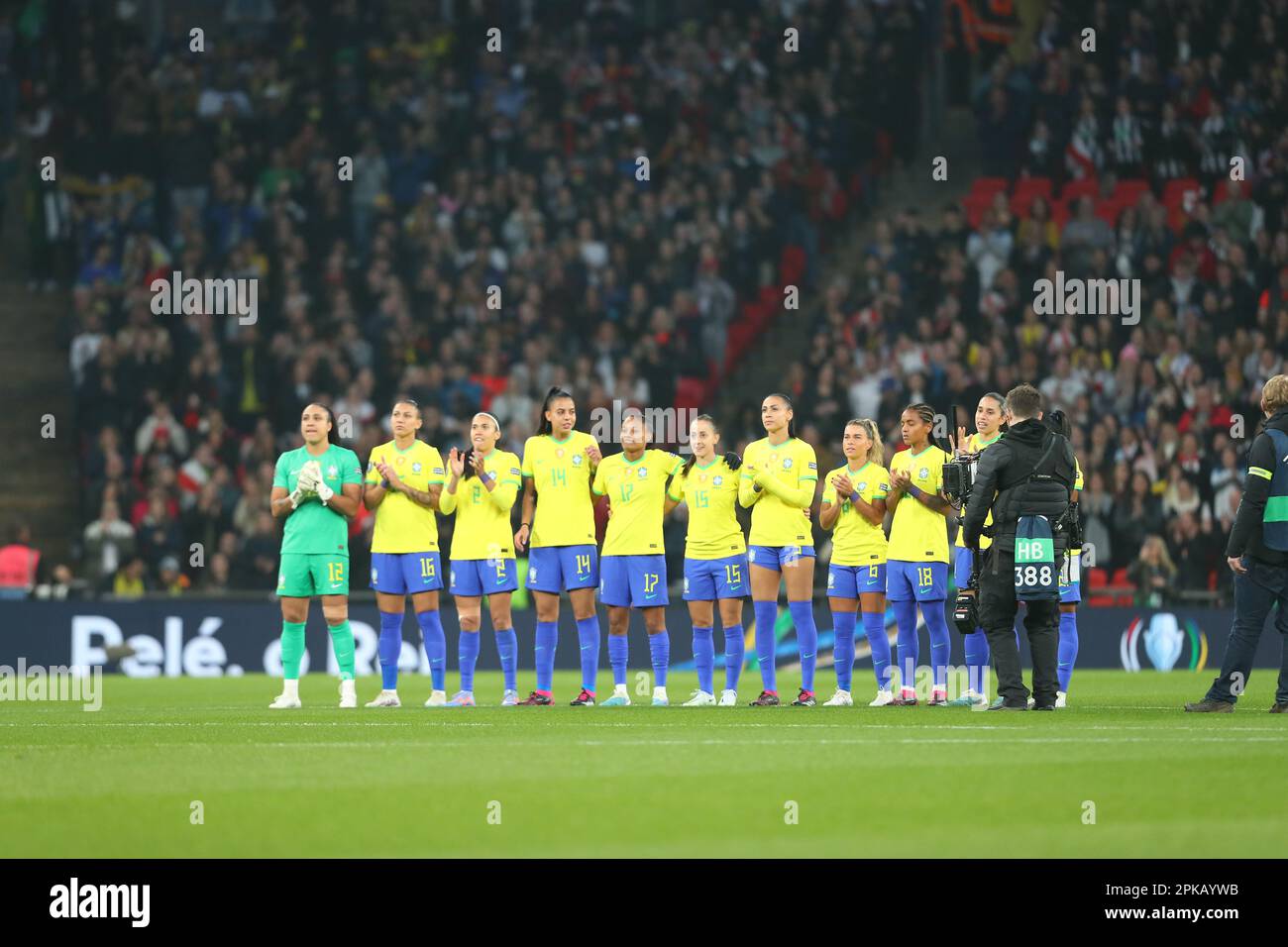 Wembley Stadium, London, UK. 6th Apr, 2023. Womens Finalissima Football ...