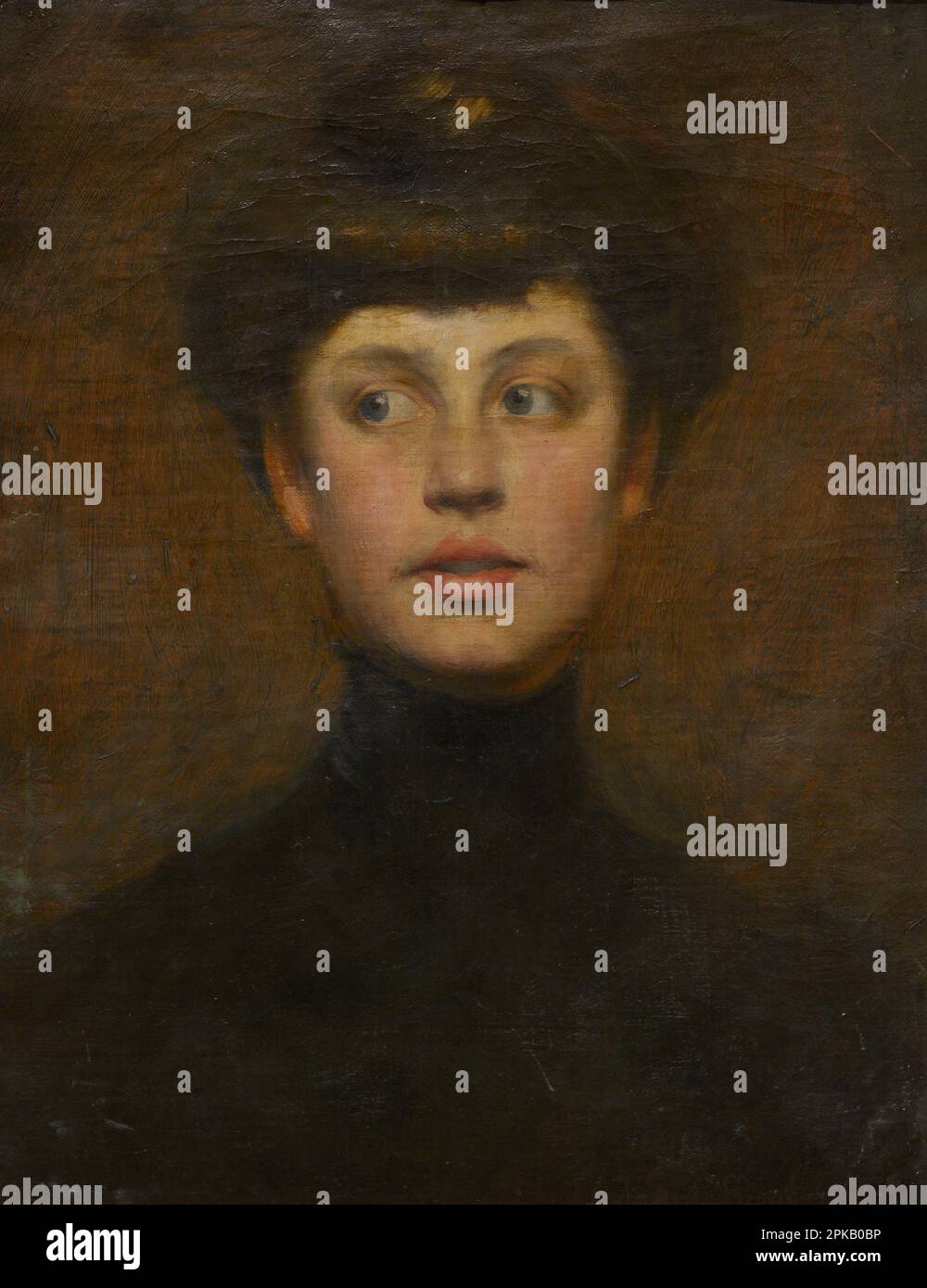 Yakim Banchev (1884-1967). Bulgarian painter. Female portrait. Sofia ...