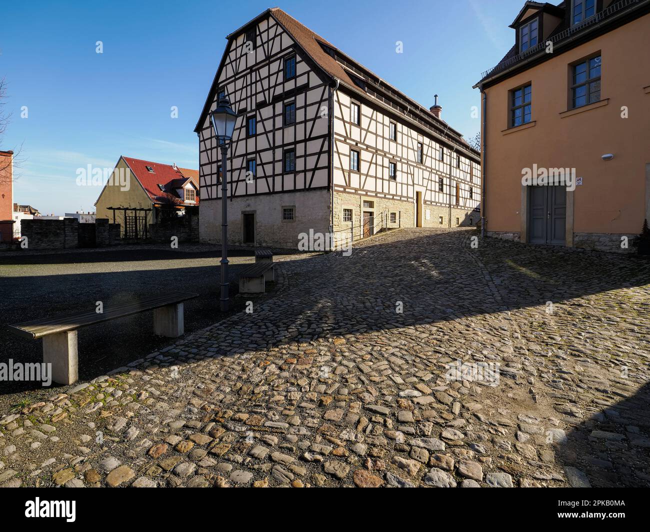 Old malt house in Zeitz, Burgenlandkreis, Saxony-Anhalt, Germany Stock ...