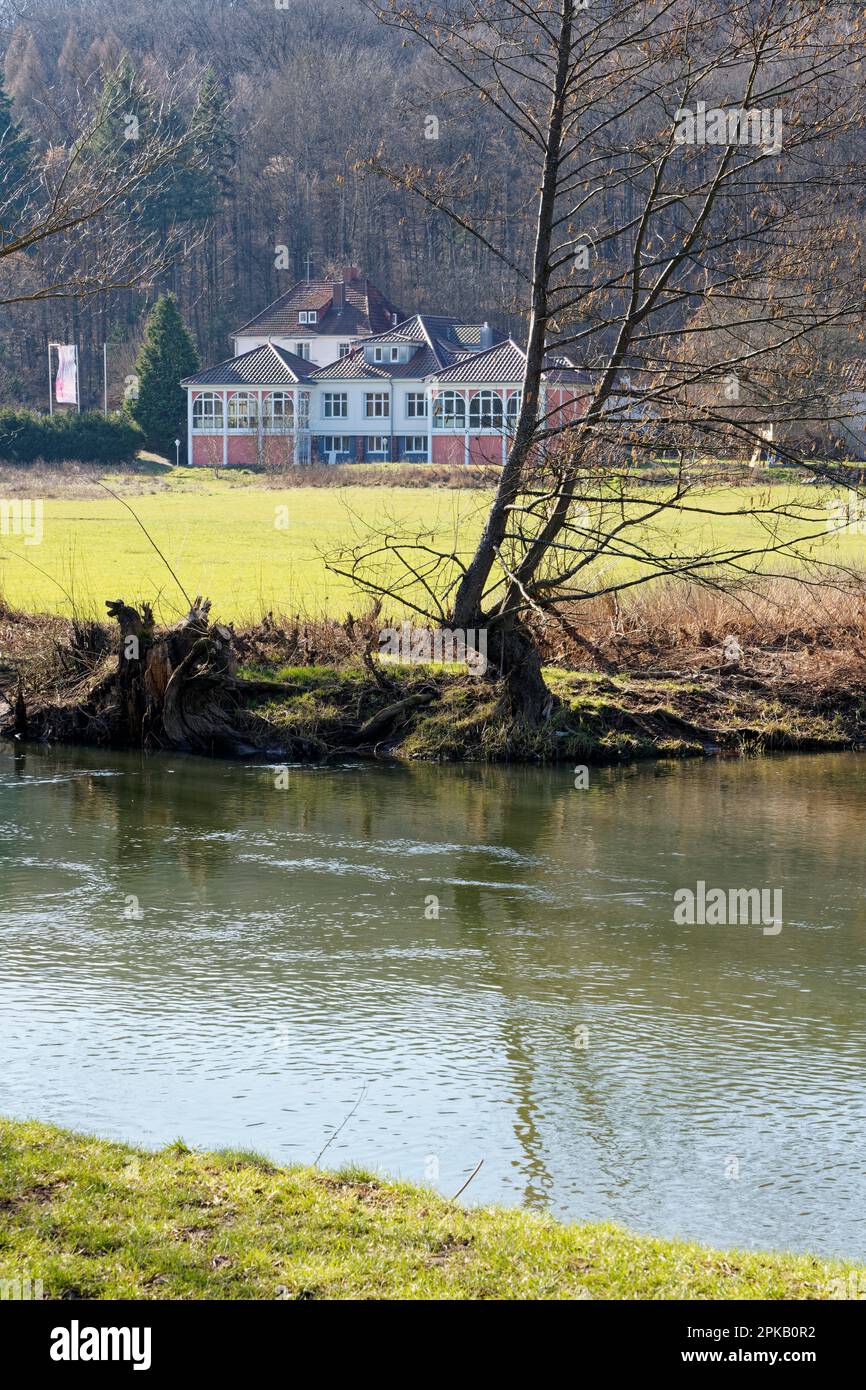 Franconian Saale and the Saale meadows near Bad Kissingen, Bad ...