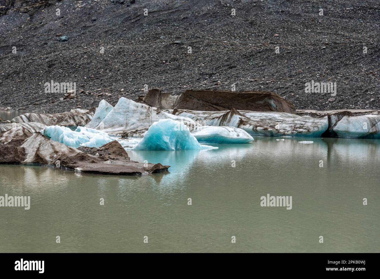 Pasterze glacier at the grossglockner mountain hi-res stock photography ...