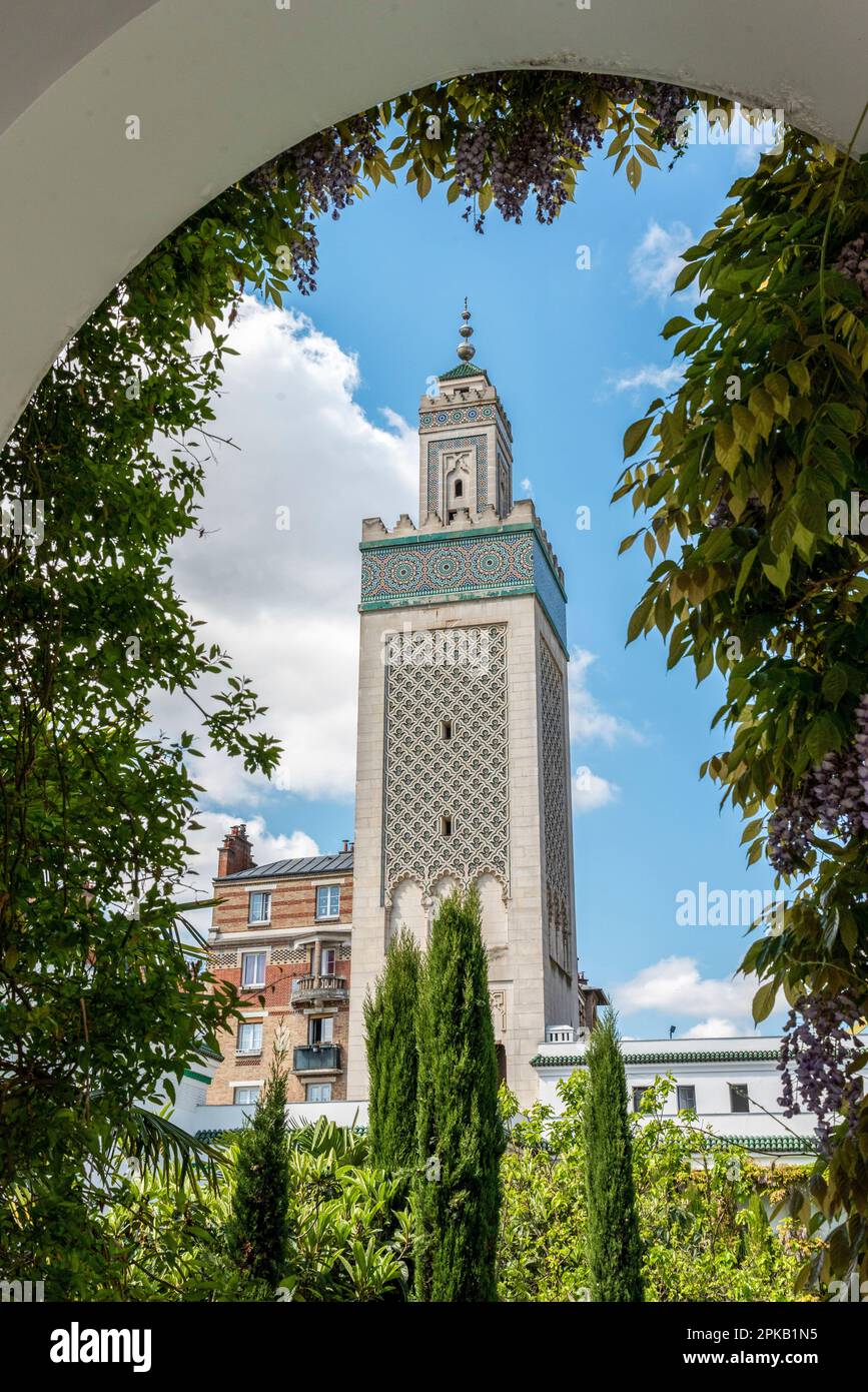 The Grande Mosquee de Paris, France Stock Photo - Alamy