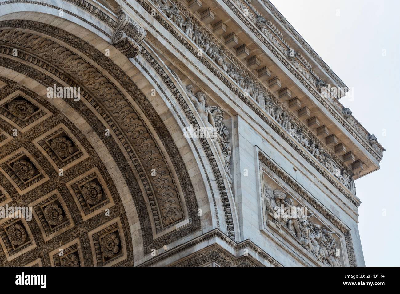 Iconic Arc de Triomphe in Summer in Paris, France Stock Photo - Alamy