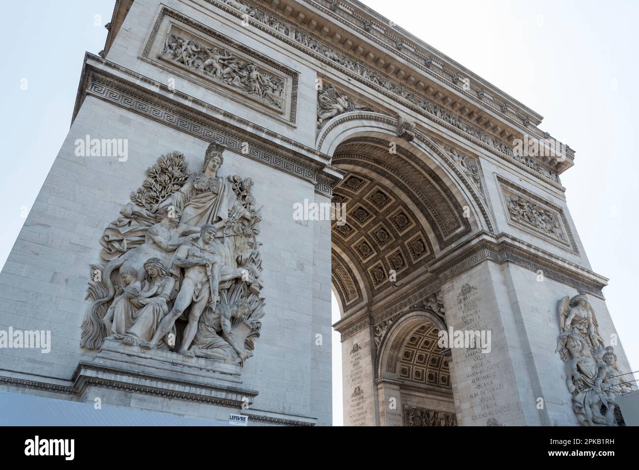 Iconic Arc de Triomphe in Summer in Paris, France Stock Photo - Alamy