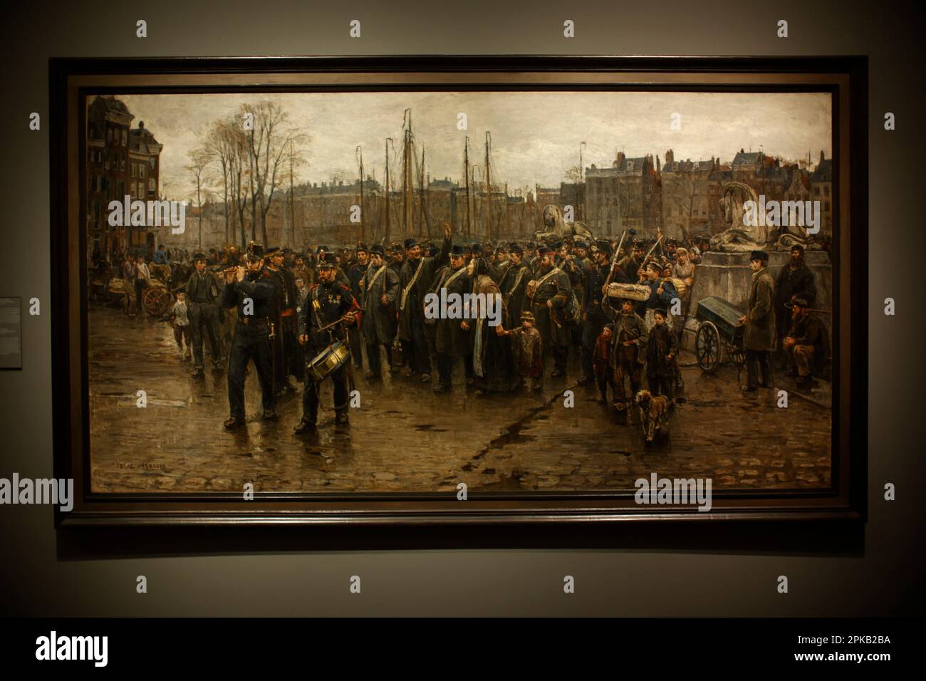 Rijksmuseum, Amsterdam, Netherlands, "Transport of colonial soldiers ...