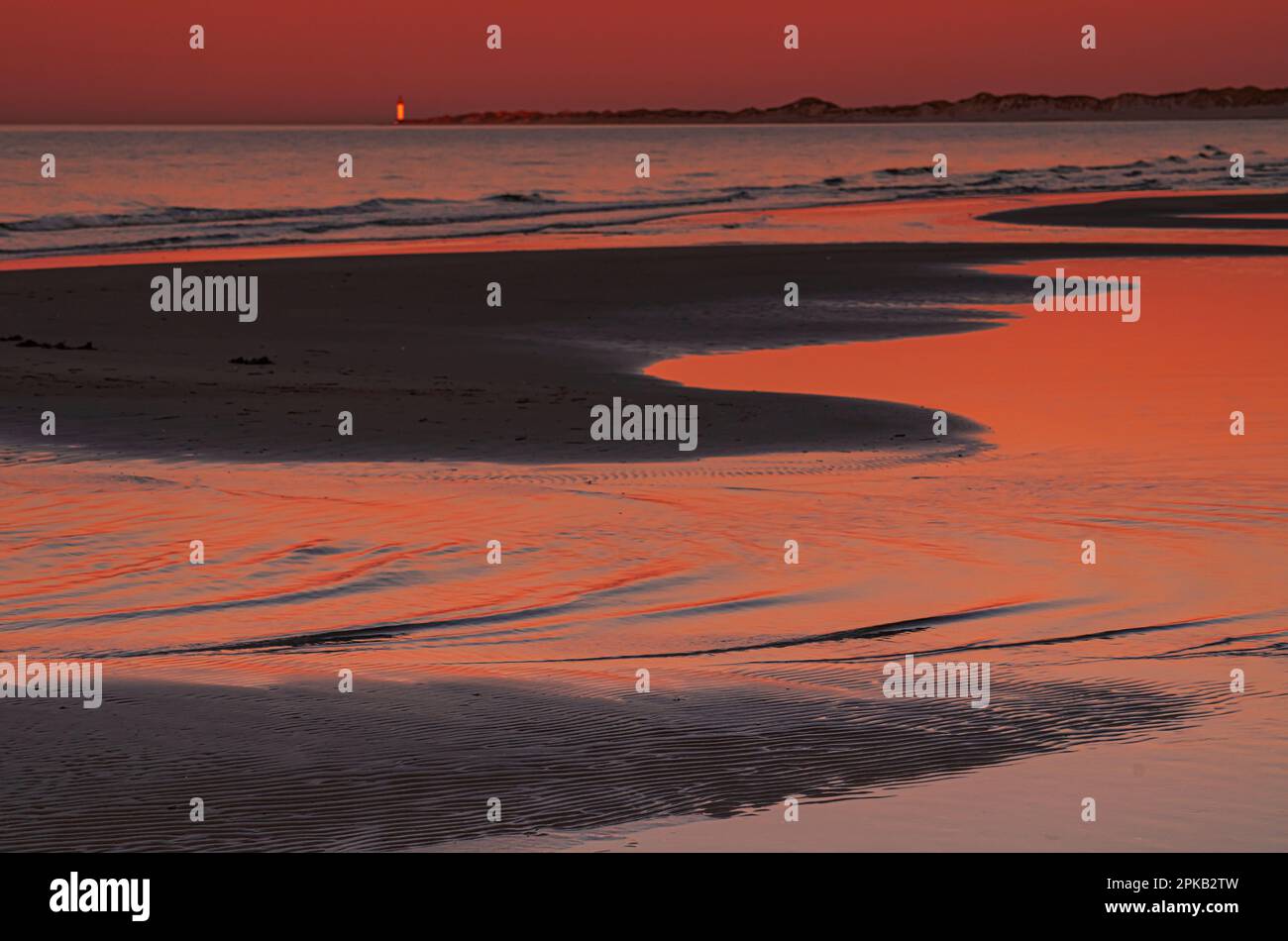 Coastal impression, Anholt Island, Kattegat, Baltic Sea, Denmark Stock ...