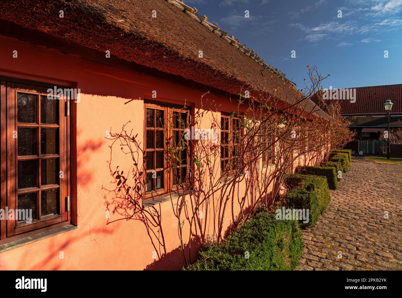 Village impression, Anholt island, Kattegat, Baltic Sea, Denmark Stock ...