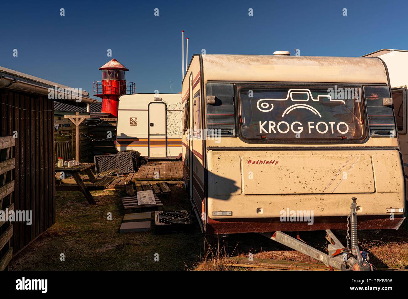 Harbour impression, Anholt Island, Kattegat, Baltic Sea, Denmark Stock ...
