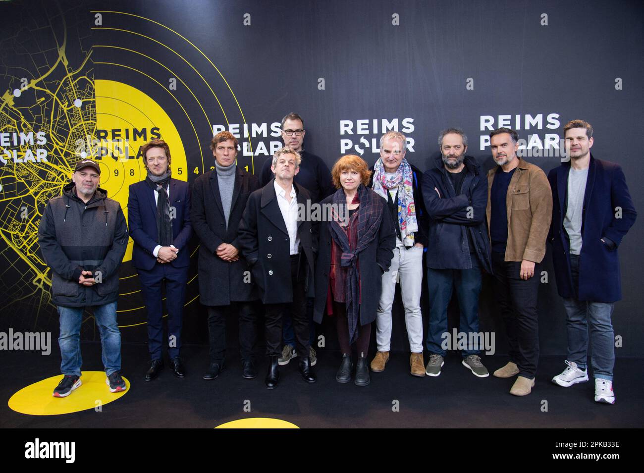 Reims, France. 06th Apr, 2023. Olivier Megaton, Frederic Tellier ...