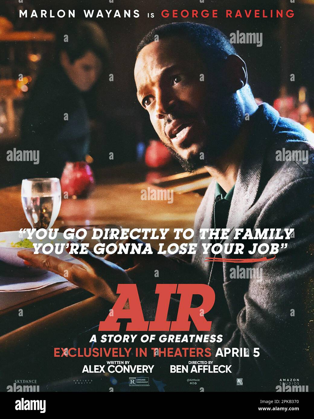 AIR, US character poster, Marlon Wayans, as George Raveling, 2023 ...
