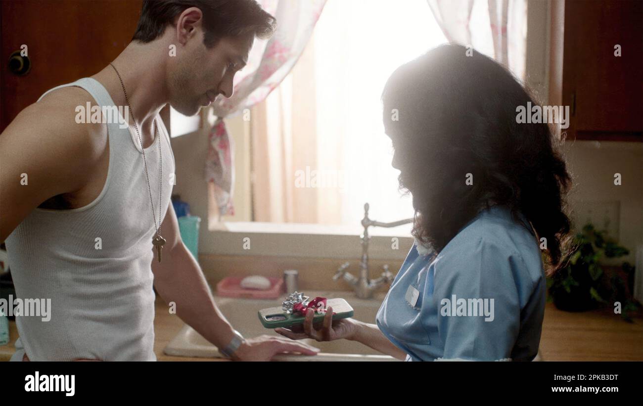 BAD CONNECTION, from left: Michael Naizu, Dana Davis, 2023. © Nicely ...