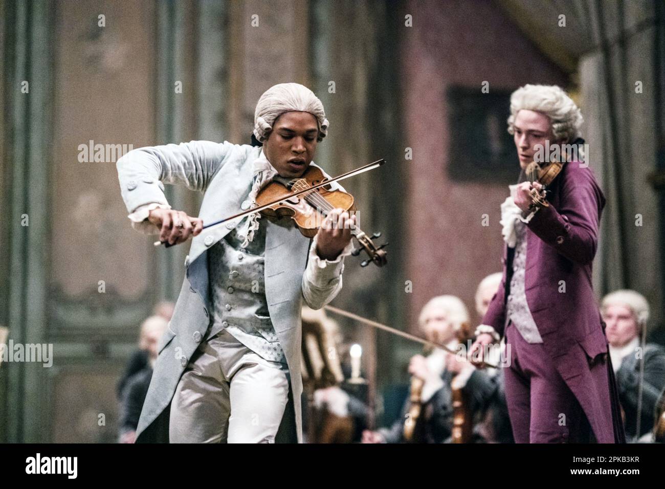 CHEVALIER, Kelvin Harrison Jr. as Joseph Bologne, Chevalier de Saint ...