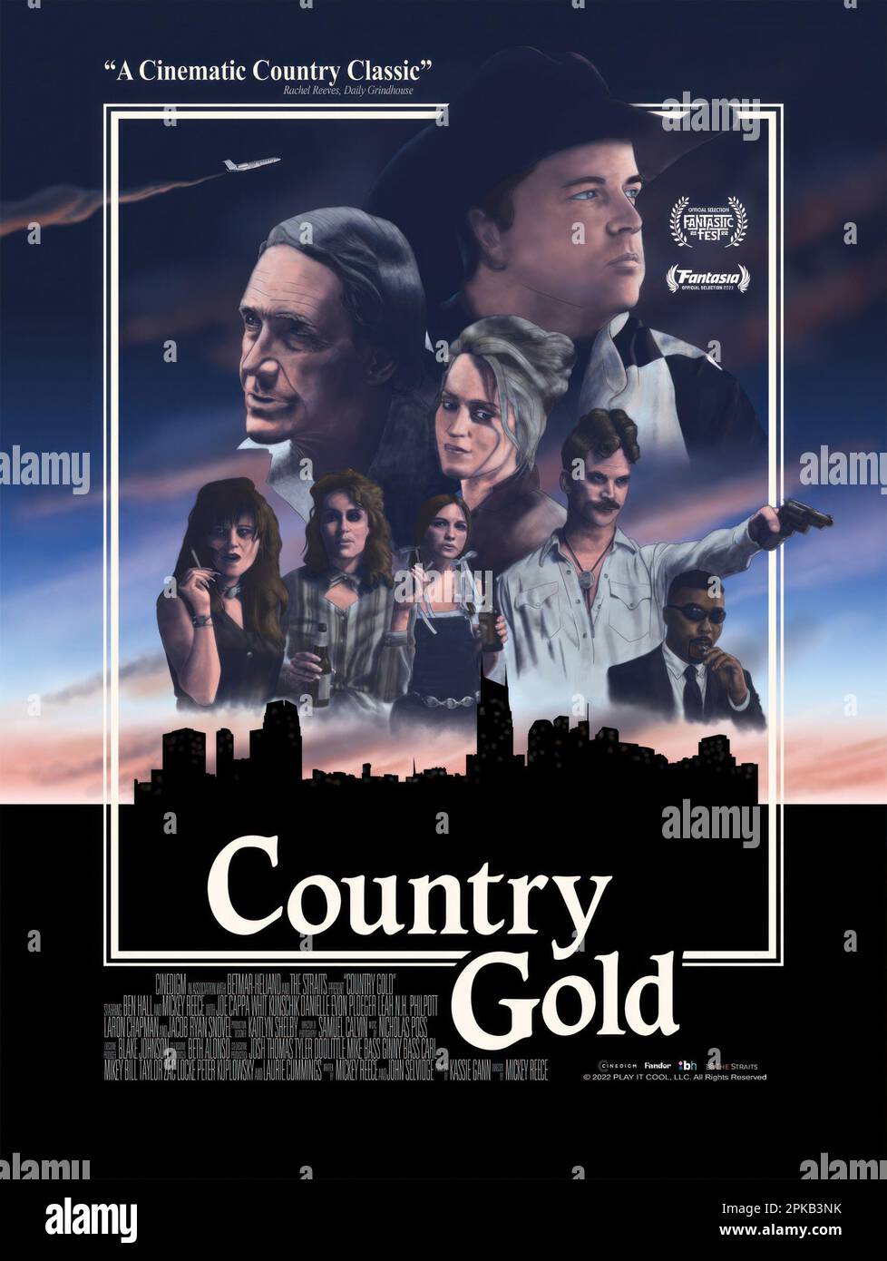 COUNTRY GOLD, poster, Mickey Reece (top), Ben Hall (top left), Leah N.H ...