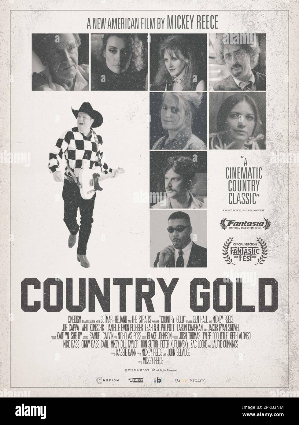COUNTRY GOLD, poster, Mickey Reece (with guitar), top, from left: Ben ...