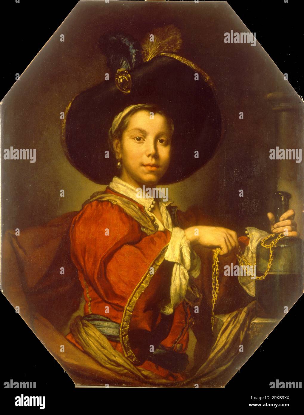 Portrait of a young Man (“L’Allegrezza” [Gaiety]) between circa 1719 ...
