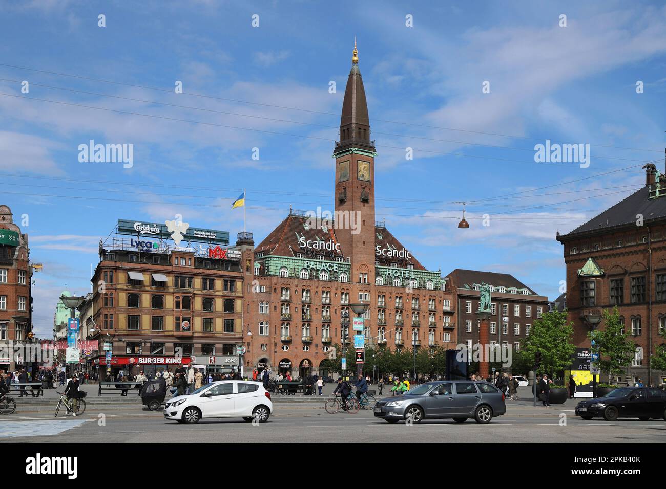 Copenhagen, Denmark, Radhuspladsen, City Hall Square Stock Photo - Alamy