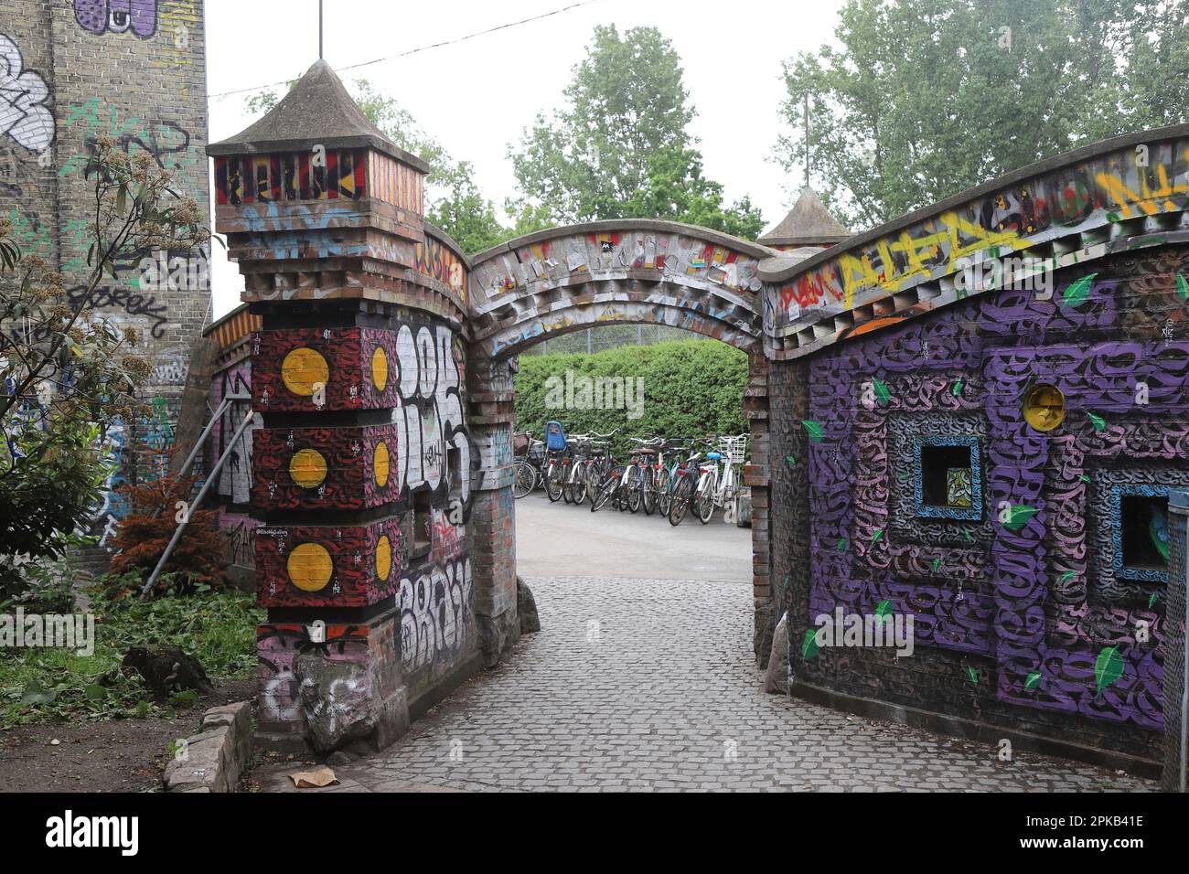 Christiania entrance hi-res stock photography and images - Alamy