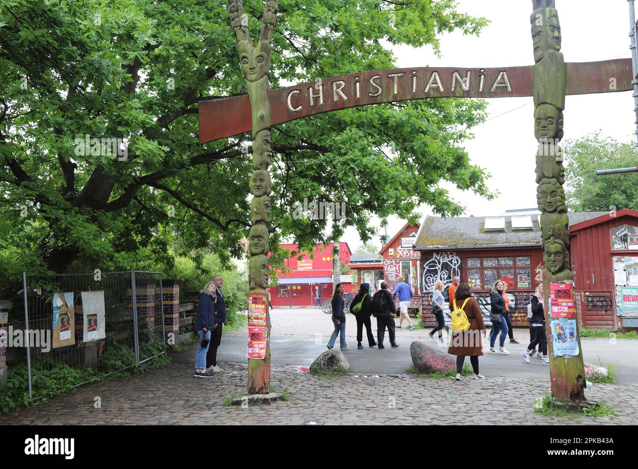 Christiania entrance hi-res stock photography and images - Alamy