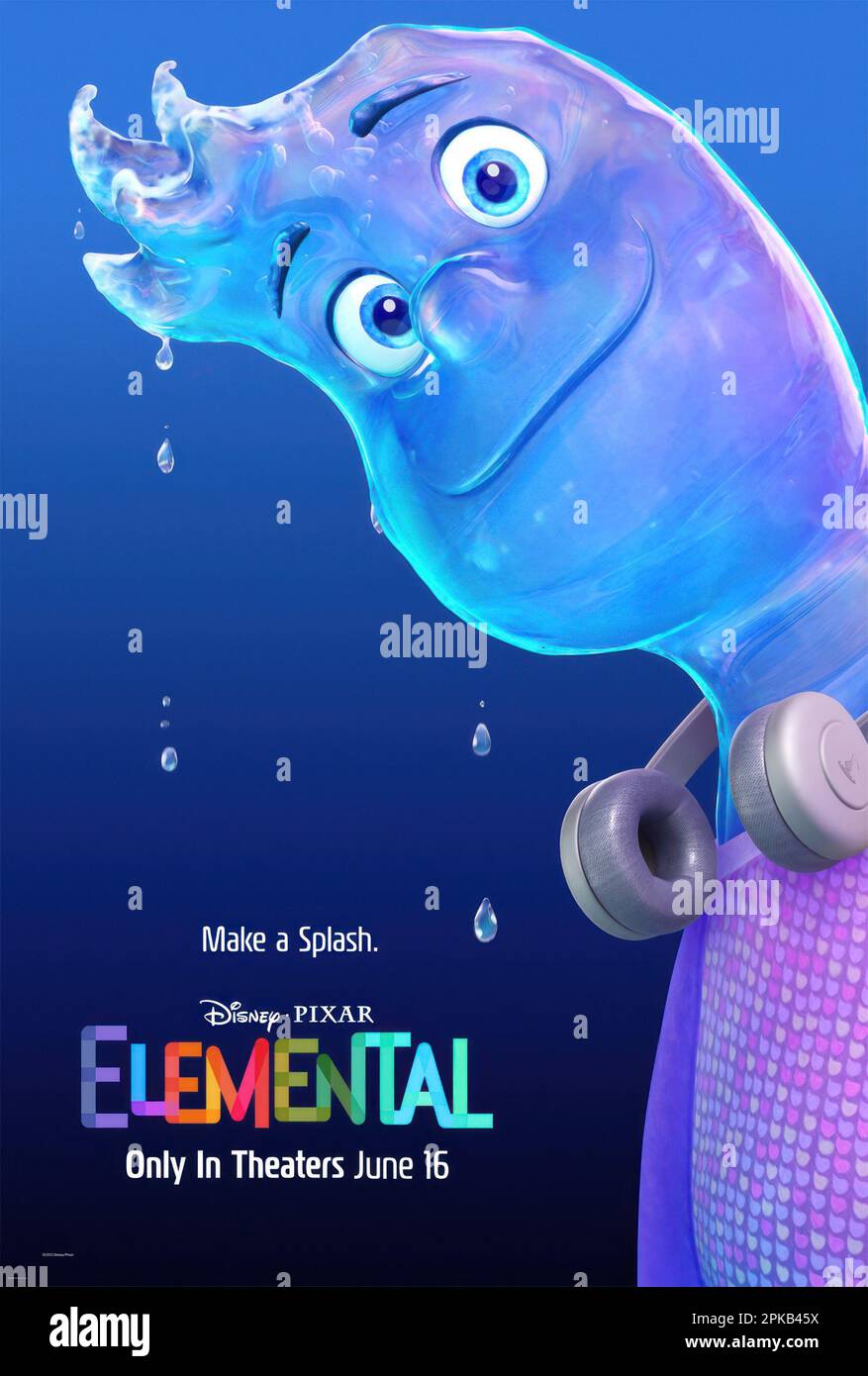 ELEMENTAL, US character poster, Wade (voice: Mamoudou Athie), 2023. © Walt Disney Studios Motion ...