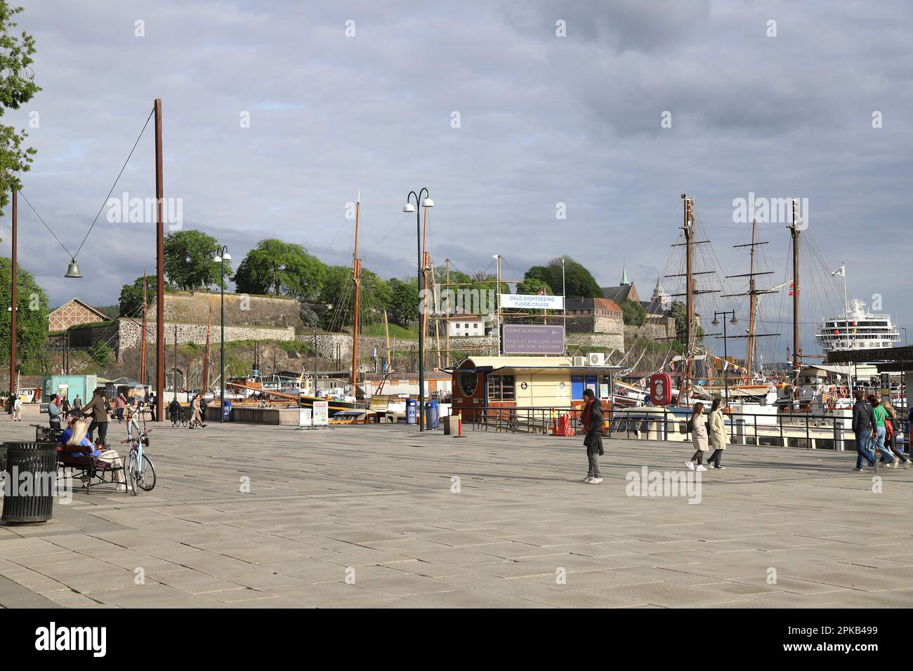 Oslo, Norway, Akershus Festning, Port Stock Photo - Alamy