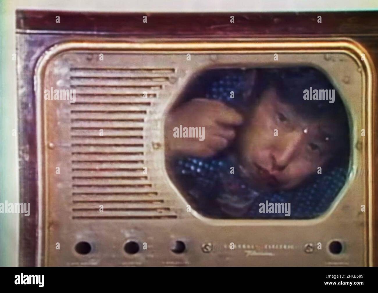 NAM JUNE PAIK: MOON IS THE OLDEST TV, Nam June Paik (shown in archival ...