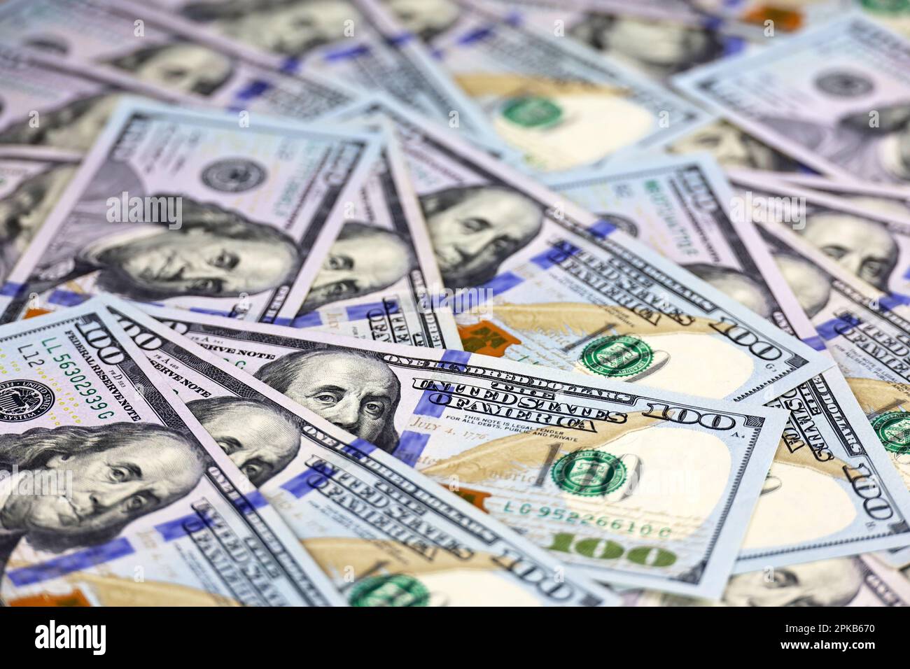 US dollar banknotes, paper currency for background. Concept of american ...