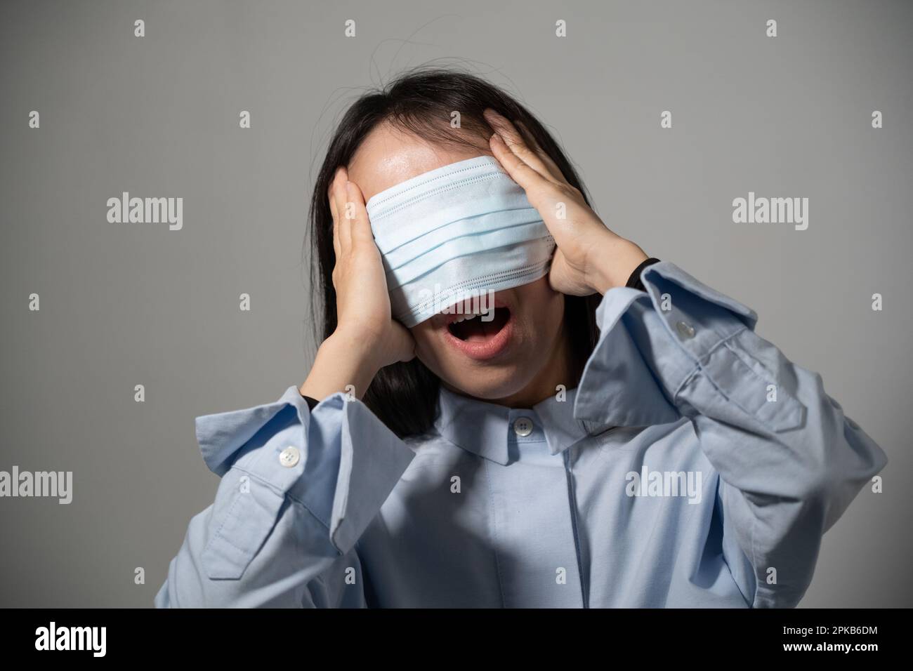 A mask over his eyes hi-res stock photography and images - Alamy
