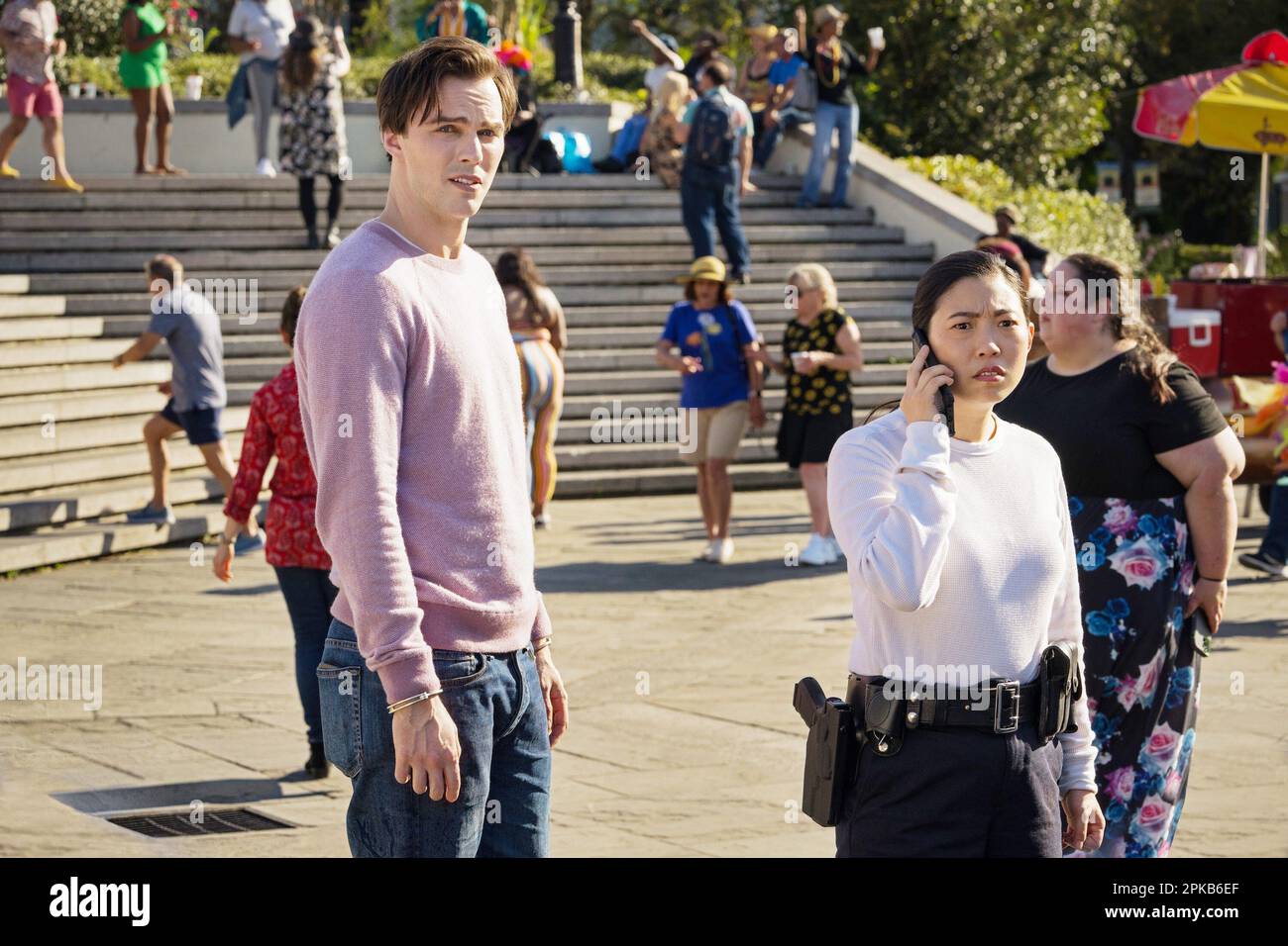 RENFIELD, from left: Nicholas Hoult, Awkwafina, 2023. ph: Michele K ...