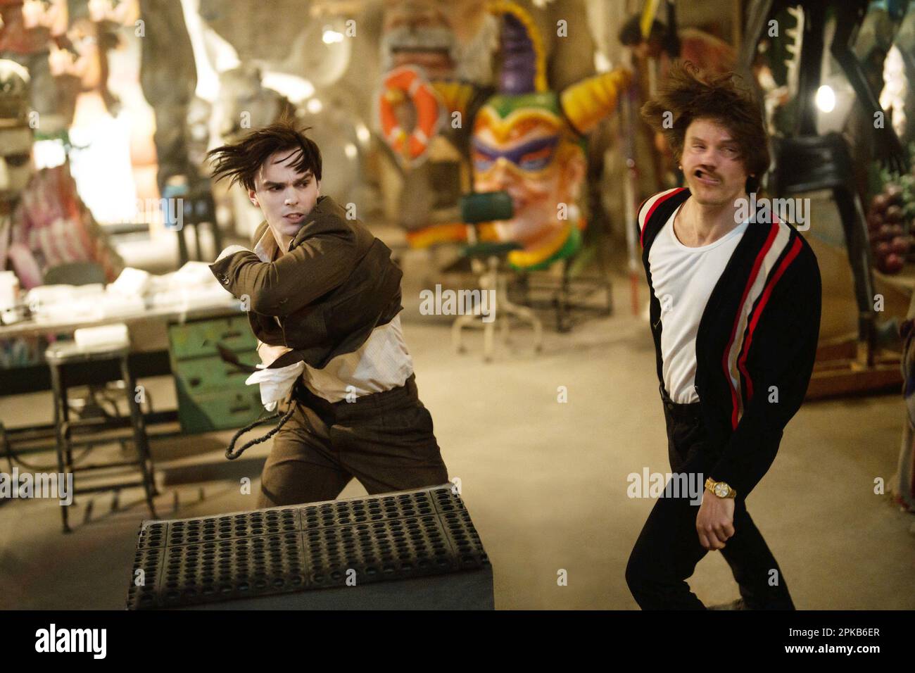 RENFIELD, from left: Nicholas Hoult, Joshua Mikel, 2023. ph: Michele K ...