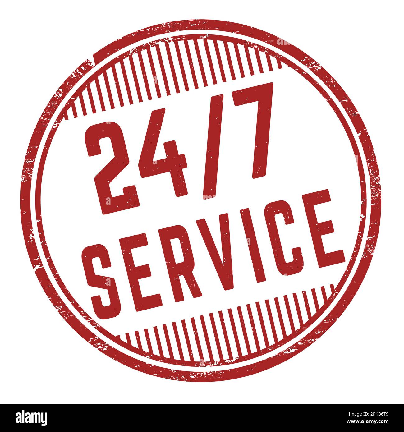 24/7 service grunge rubber stamp on white background, vector ...