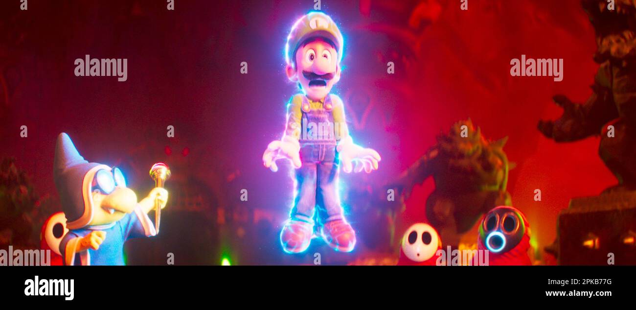 THE SUPER MARIO BROS. MOVIE, from left: Kamek (voice: Kevin Michael ...