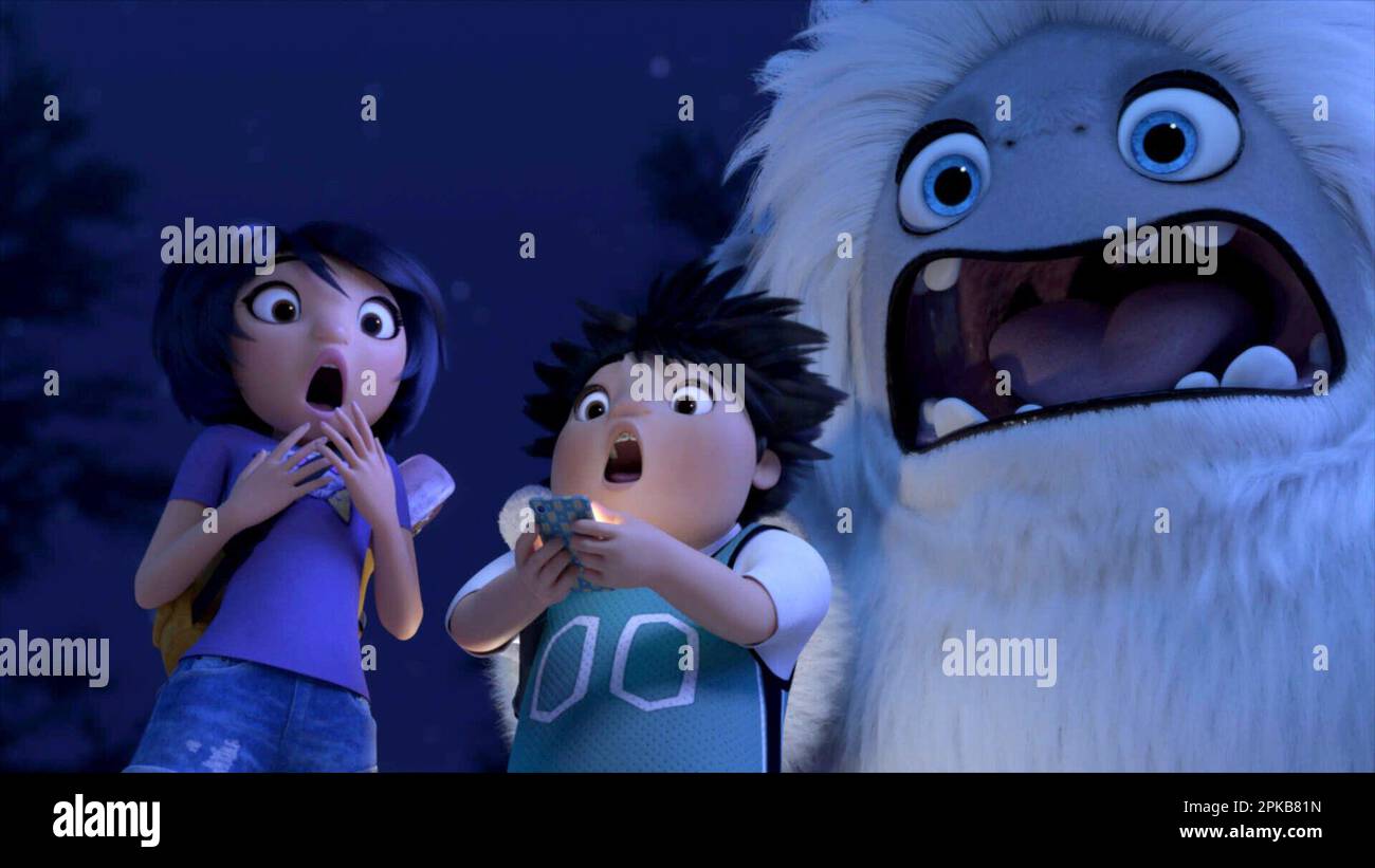 ABOMINABLE AND THE INVISIBLE CITY, from left: Peng (voice: Ethan Loh ...