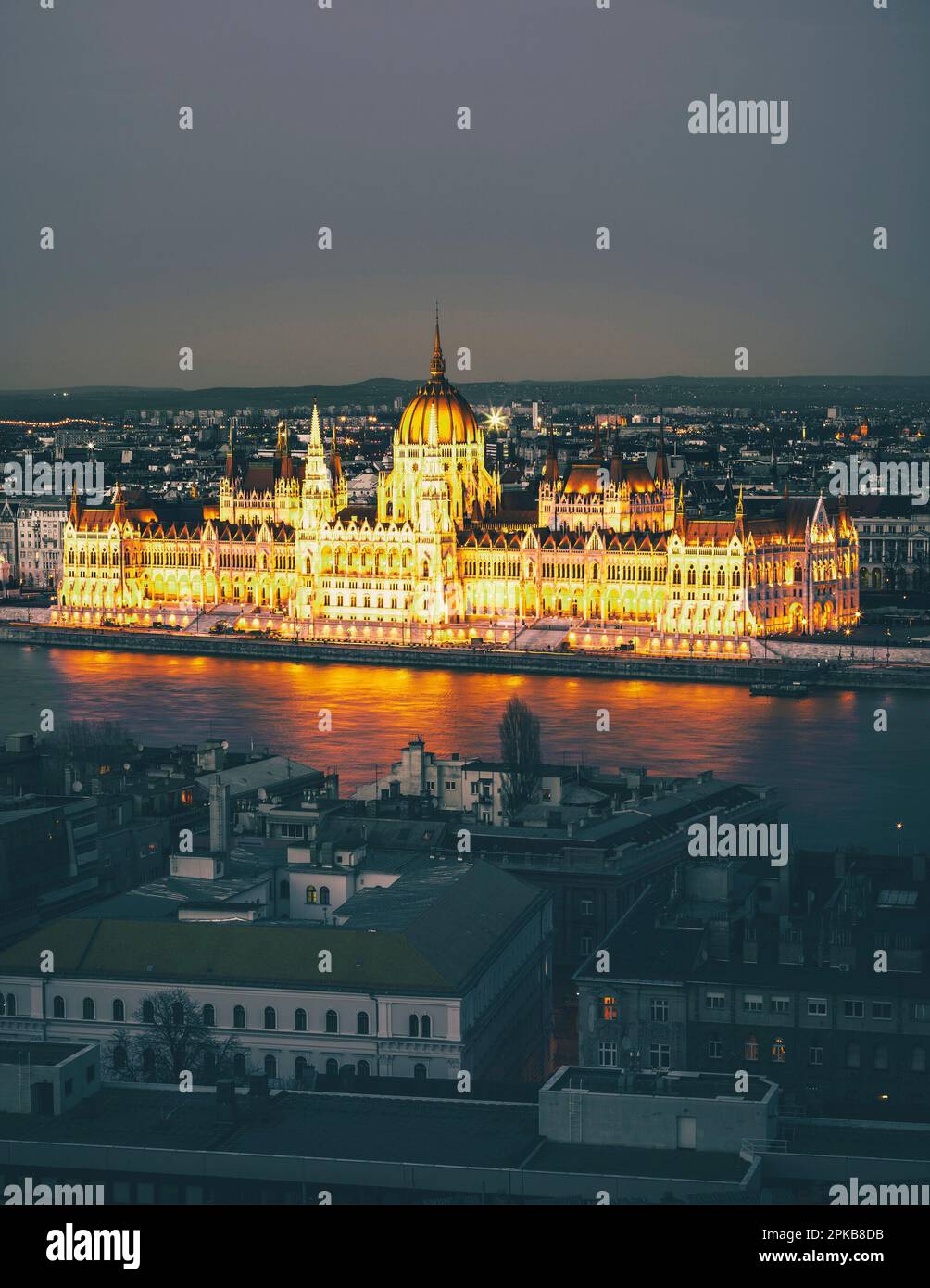The Parliament in Budapest, Hungary, magnificent historical building at ...