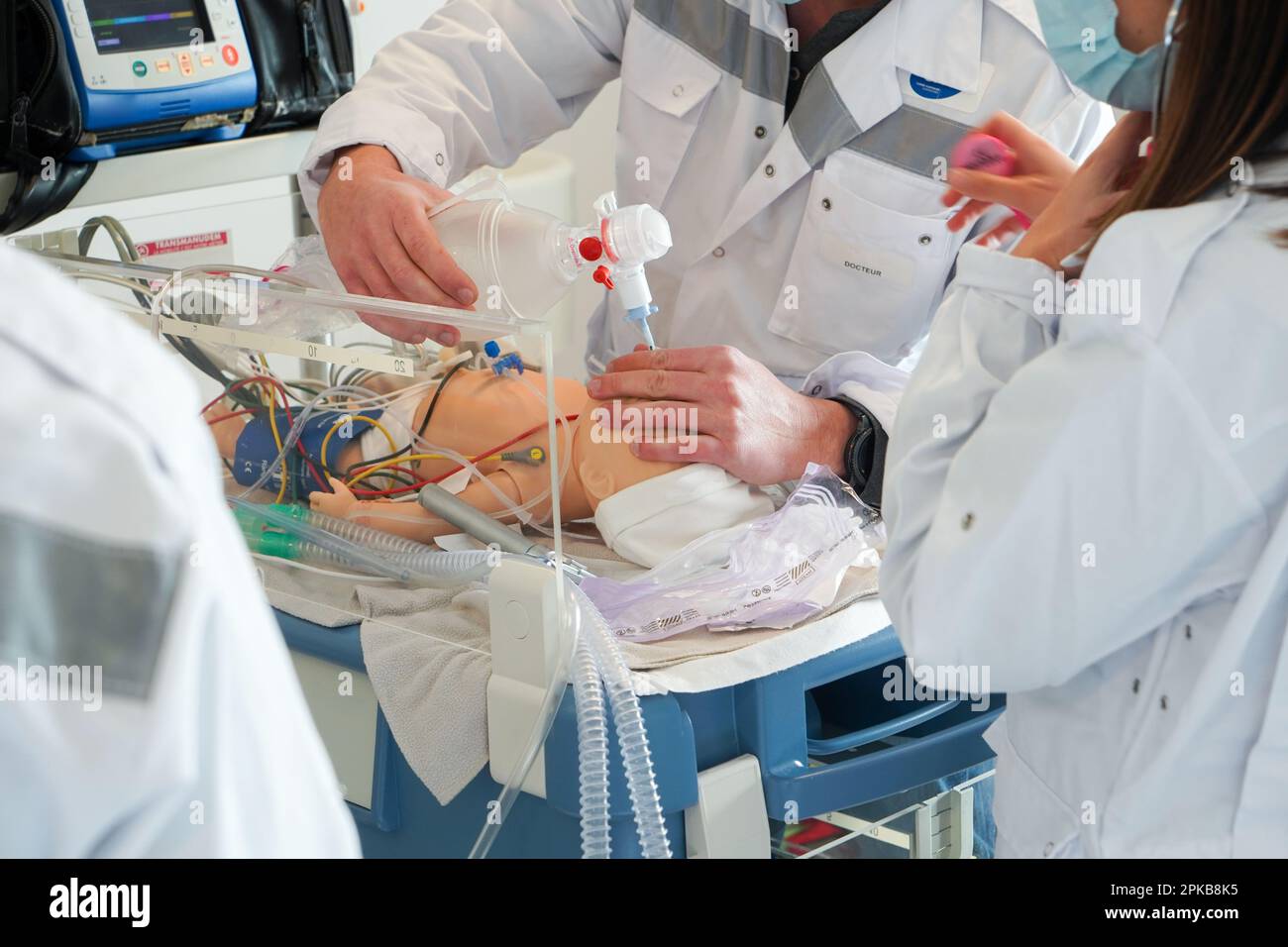 Medical training dummy baby hi-res stock photography and images - Alamy