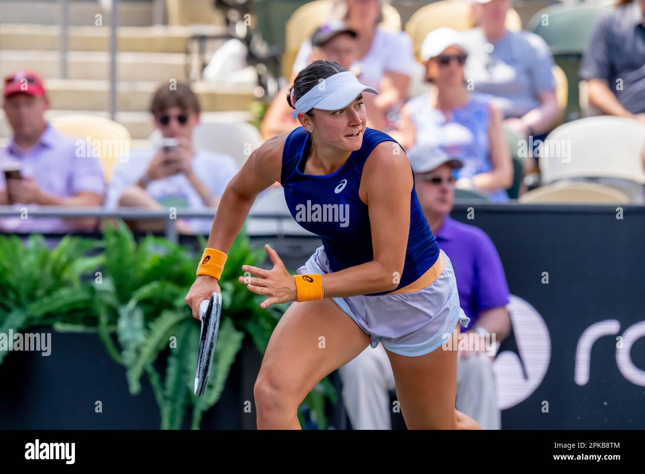 Charleston, SC, USA. 6th Apr, 2023. (WC) CAROLINE DOLEHIDE USA plays ...